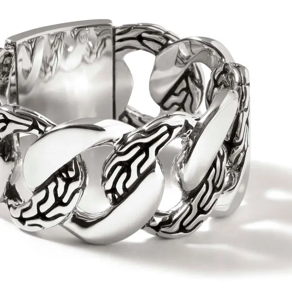 John Hardy Curb Chain Band Ring