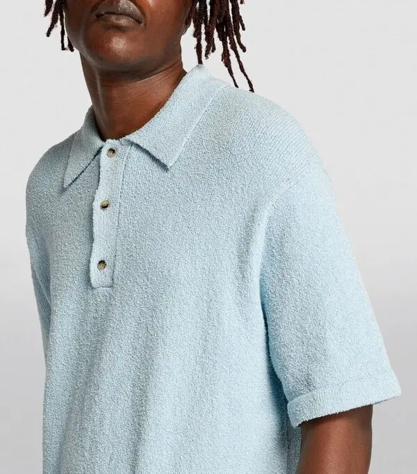 Nanushka Terry-knit Polo Shirt