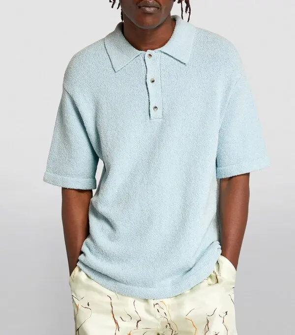 Nanushka Terry-knit Polo Shirt