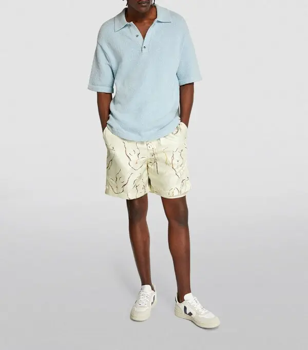 Nanushka Terry-knit Polo Shirt