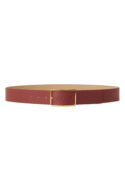 B-low The Belt Milla Leather Hip Belt - Maroon Gold