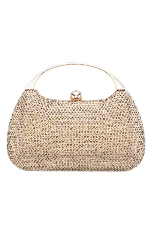 Nina Brando Clutch - Gold Met