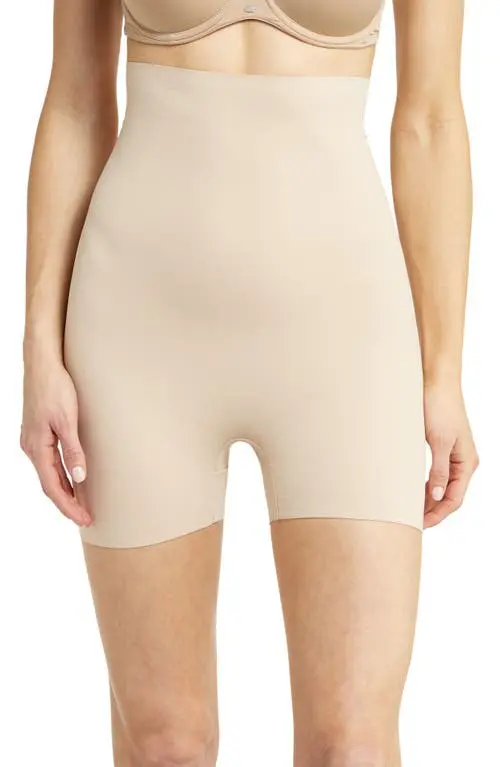 TC Shapewear Sleek Essentials High Waist Shaping Shorts - Warm Beige