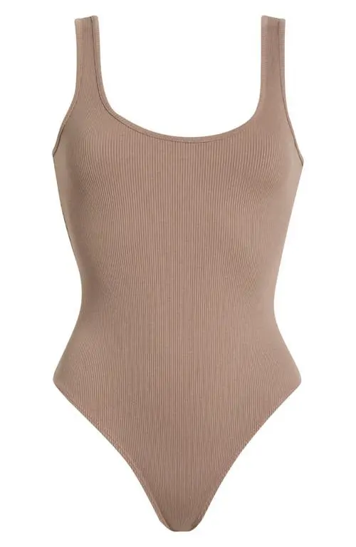 L'Agence Nica Scoop Neck Tank Bodysuit - Cardamom