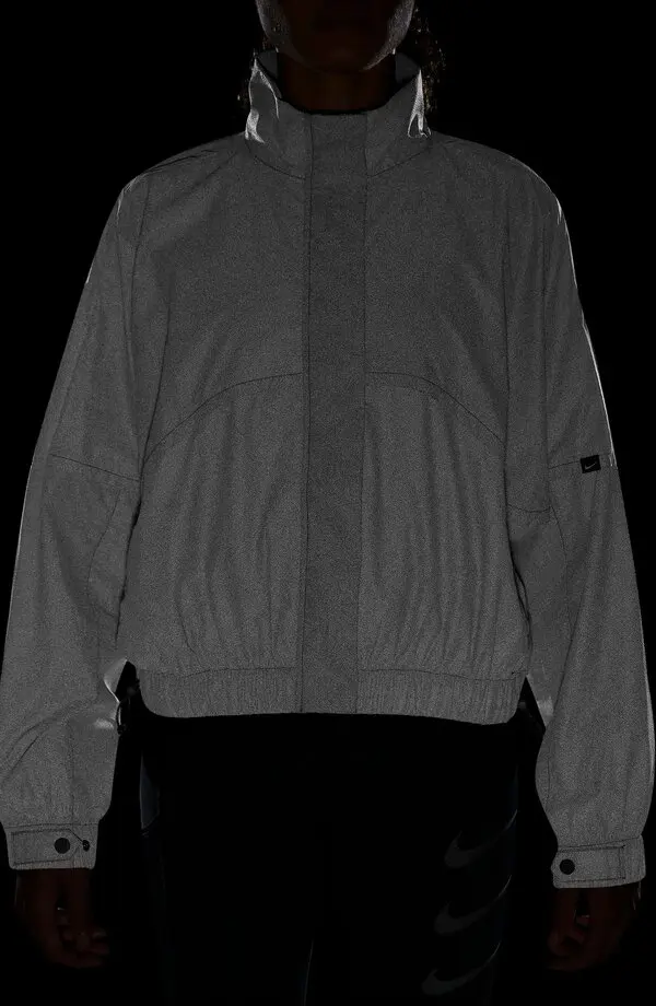 Nike Dri-fit Run Division Reflective Running Jacket - Black
