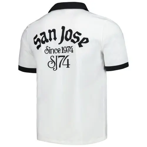 THE WILD COLLECTIVE San Jose Earthquakes Bowler Button-up Shirt