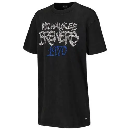 THE WILD COLLECTIVE Milwaukee Brewers Graphic T-shirt Dress
