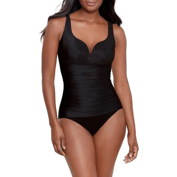MIRACLESUIT® Rock Solid Cherie One-piece Swimsuit - Black