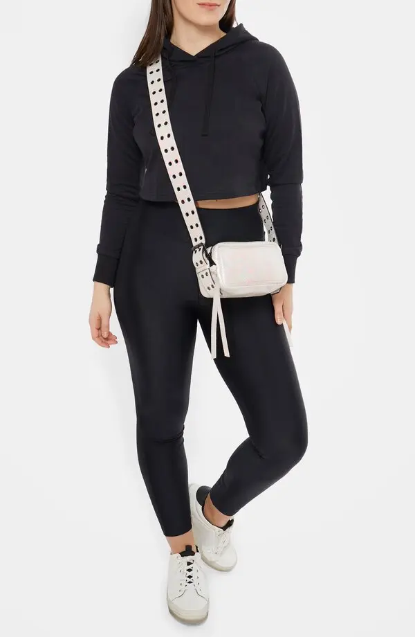 AIMEE Cooper Leather Crossbody Bag