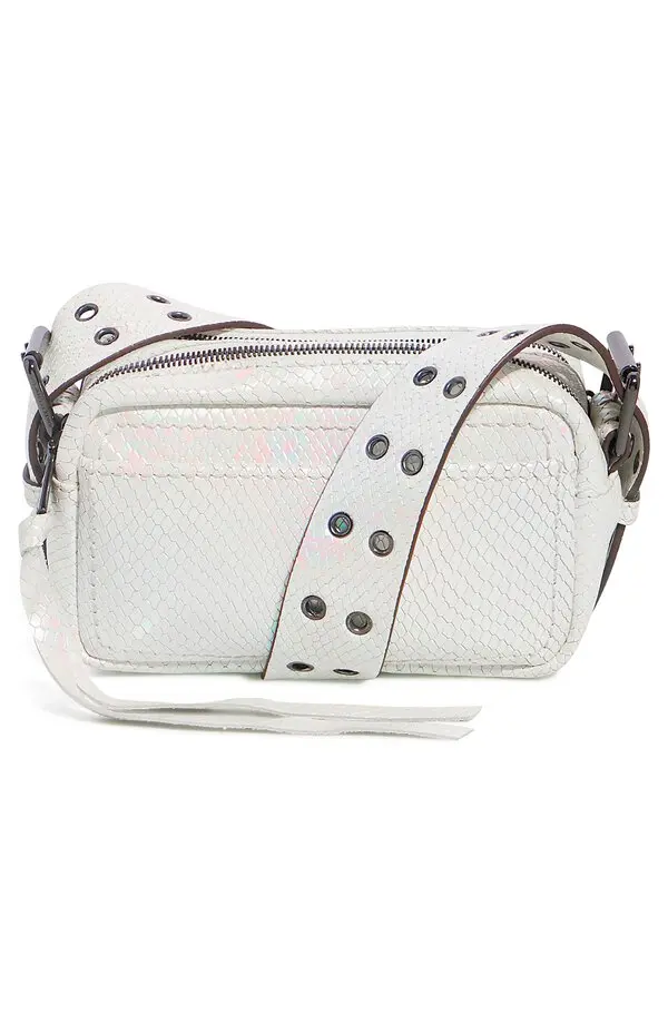 AIMEE Cooper Leather Crossbody Bag