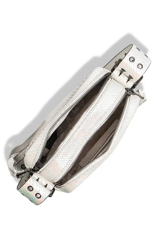 AIMEE Cooper Leather Crossbody Bag