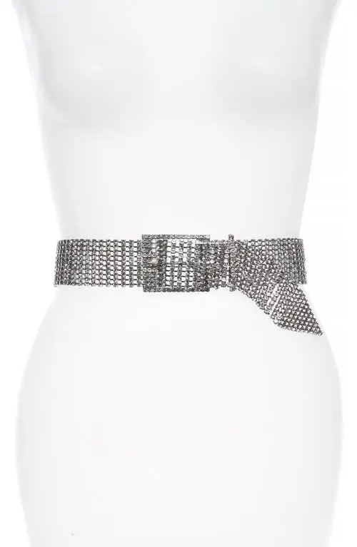 B-low The Belt Farah Crystal Belt - Silver
