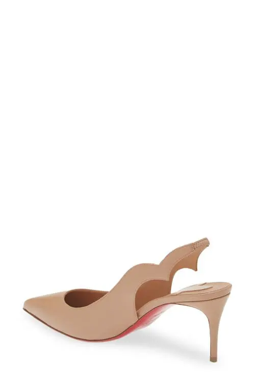 CHRISTIAN LOUBOUTIN Hot Chick Slingback Pumps - Beige