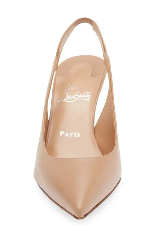 CHRISTIAN LOUBOUTIN Hot Chick Slingback Pumps - Beige