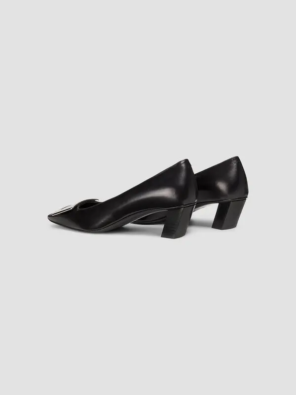 ROGER VIVIER Belle Vivier 45mm Leather Pumps - Black