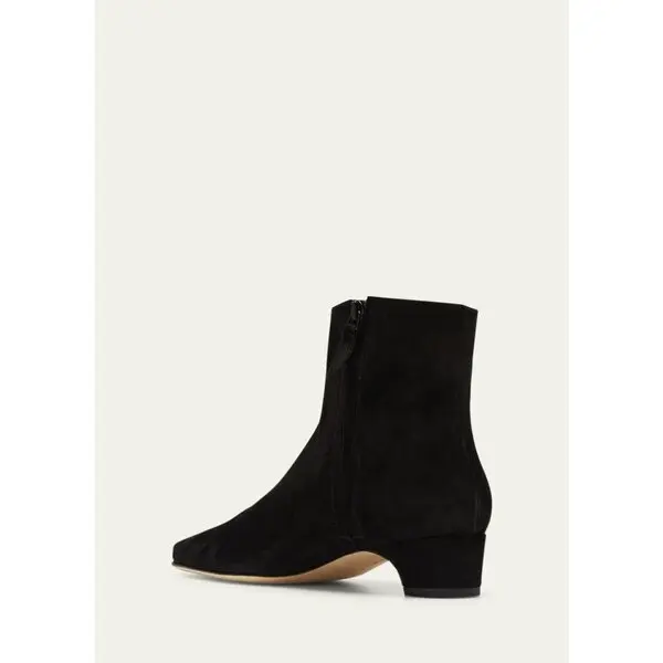 Manolo Blahnik Tolarc Ankle Booties - Black