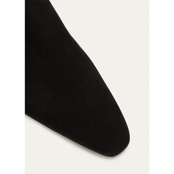 Manolo Blahnik Tolarc Ankle Booties - Black