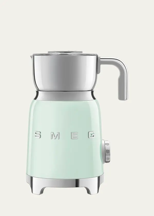 SMEG Retro-style Milk Frother - Pastel Green