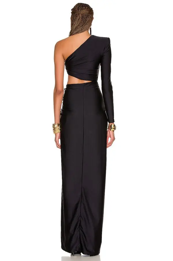 strapless black prom dress A-line Black Tulle Strapless Long Evening Prom Dresses, Custom Sweet H –  MarryLover main image 1