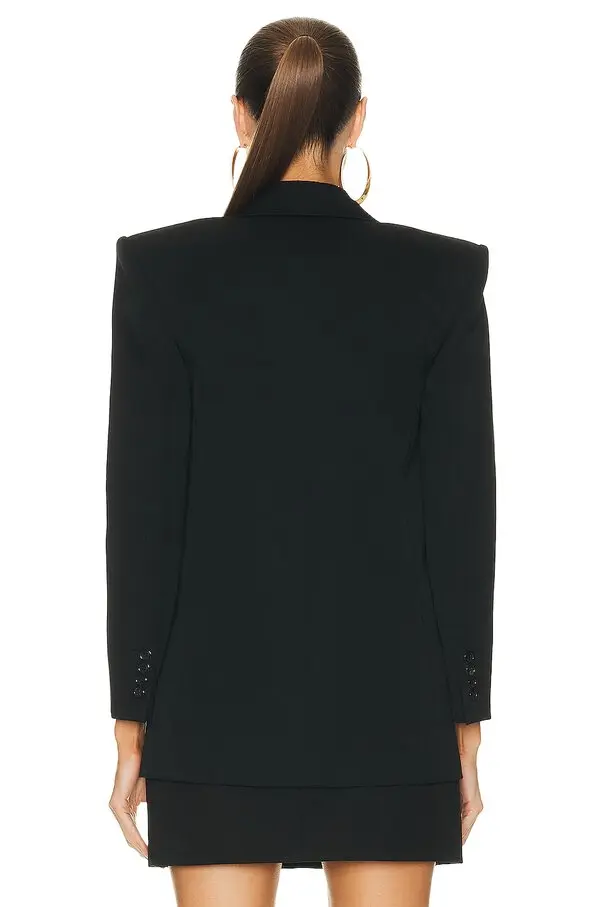 Saint Laurent Single Button Blazer - Noir