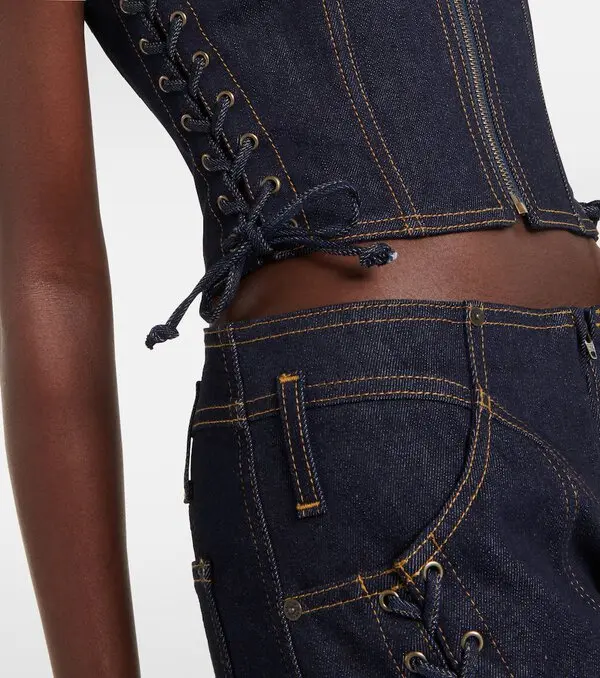 JEAN PAUL GAULTIER Denim Bustier