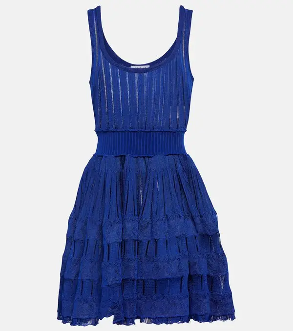 Alaïa Sleeveless Minidress - Blue
