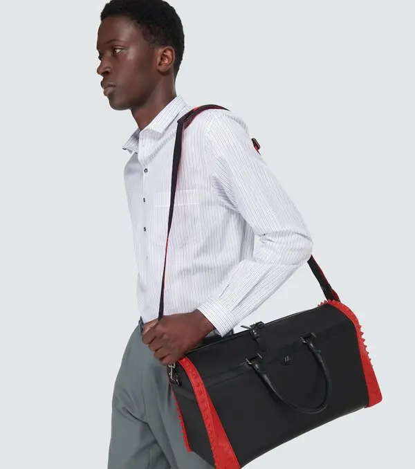 CHRISTIAN LOUBOUTIN Sneakender Spiked Leather Duffle Bag