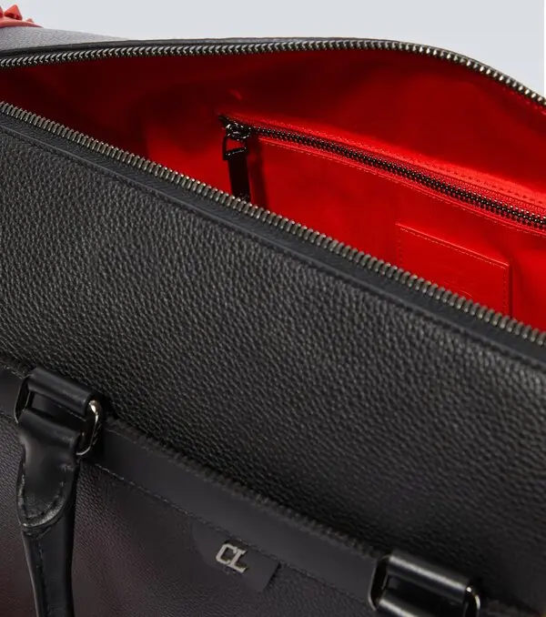 CHRISTIAN LOUBOUTIN Sneakender Spiked Leather Duffle Bag