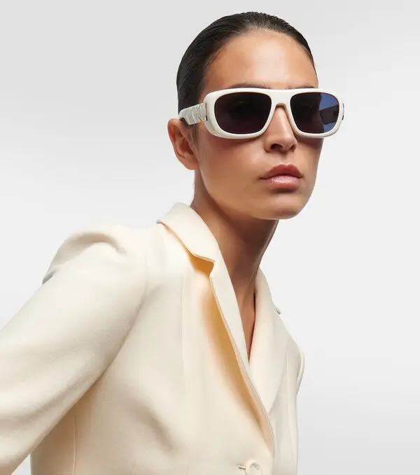 Dior Lady 95.22 S1i Square Sunglasses - White