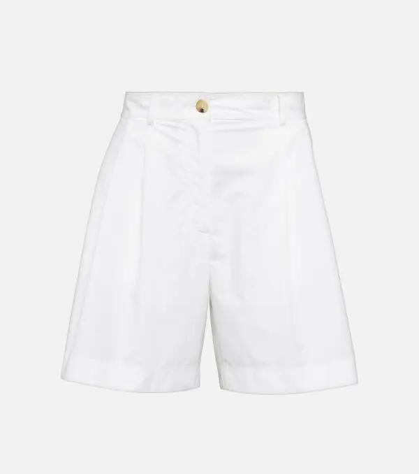 TOTEME Cotton Poplin Bermuda Shorts