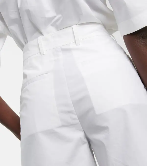 TOTEME Cotton Poplin Bermuda Shorts