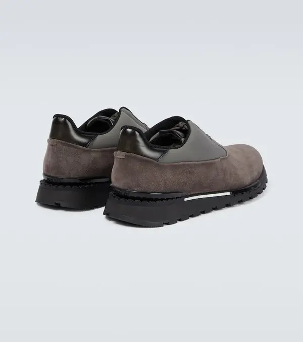 Berluti Fast Track Suede Sneakers