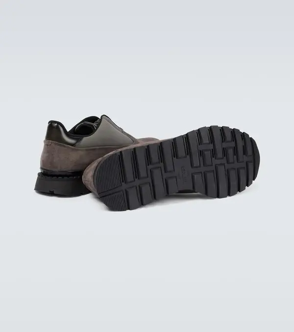 Berluti Fast Track Suede Sneakers