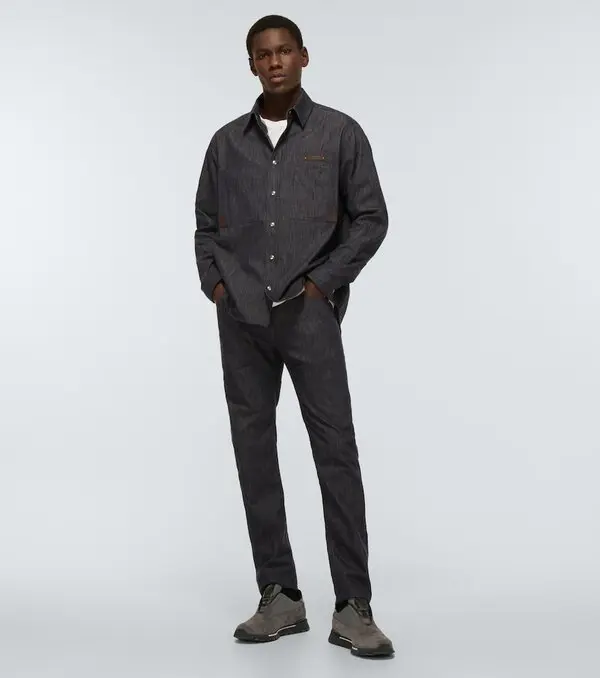 Berluti Fast Track Suede Sneakers