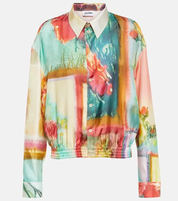 JEAN PAUL GAULTIER Printed Silk Shirt - Multicoloured