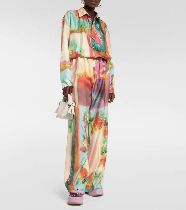 JEAN PAUL GAULTIER Printed Silk Shirt - Multicoloured