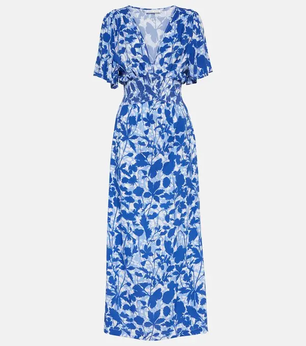 Heidi Klein Tuscany Floral Midi Dress - Multicoloured