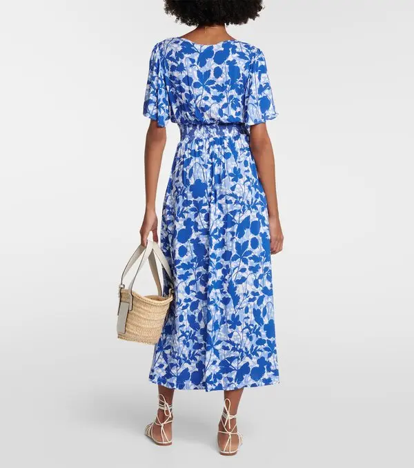 Heidi Klein Tuscany Floral Midi Dress