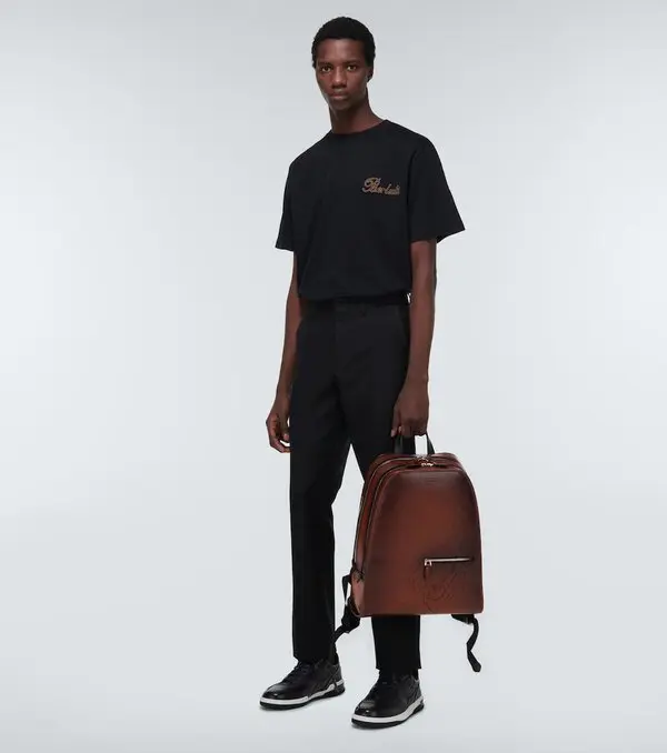 Berluti Leather Backpack