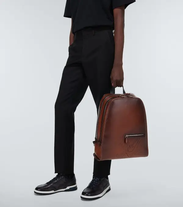Berluti Leather Backpack