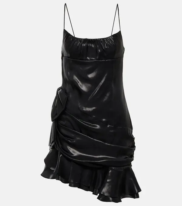 Alessandra Rich Draped Minidress