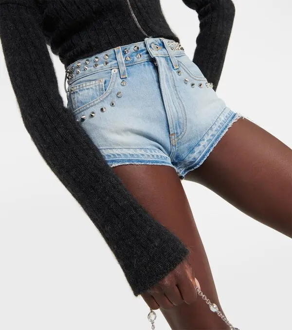 Alessandra Rich Embellished Wool-blend Sweater