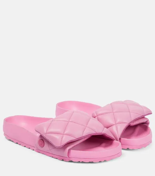 BIRKENSTOCK Sylt Quilted Leather Slides