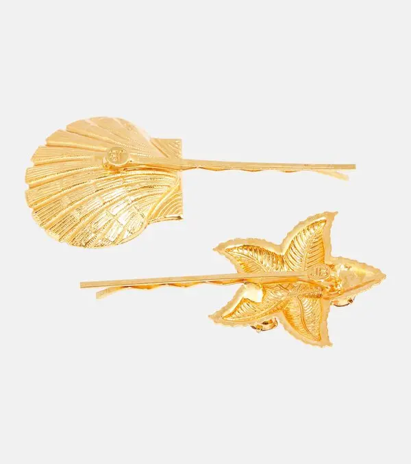 Jennifer Behr Asteroidea Bobby Pins Set In Gold - 40% Off  display picture 3