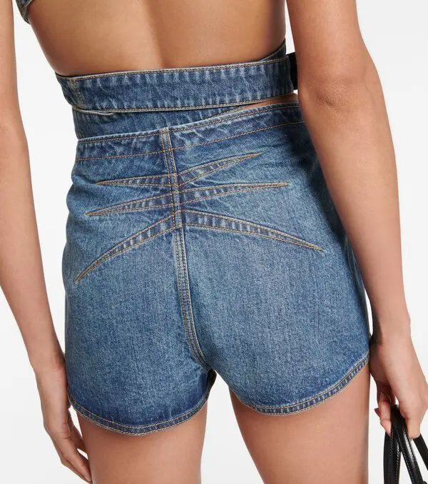 Alaïa Denim Shorts