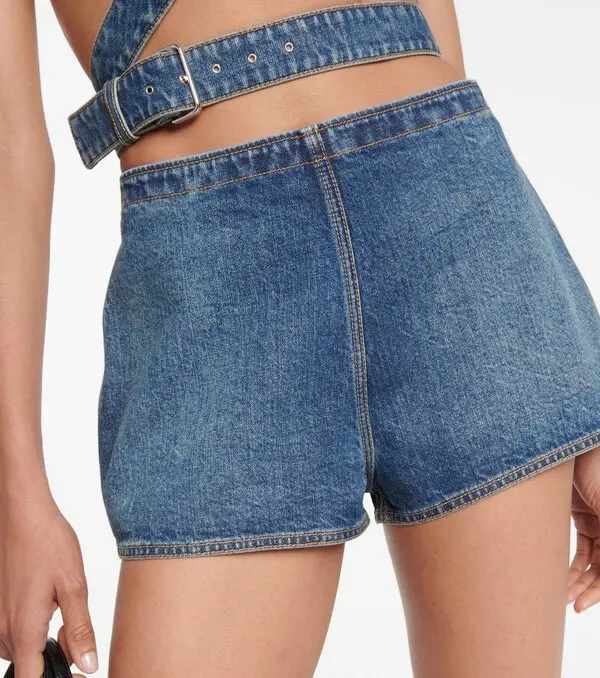 Alaïa Denim Shorts