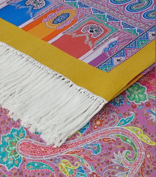 Etro Spugna Paisley Cotton Blanket