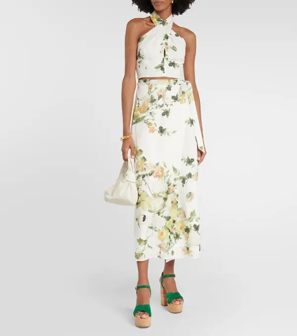 GIANVITO ROSSI Bebe Suede Platform Sandals - Green