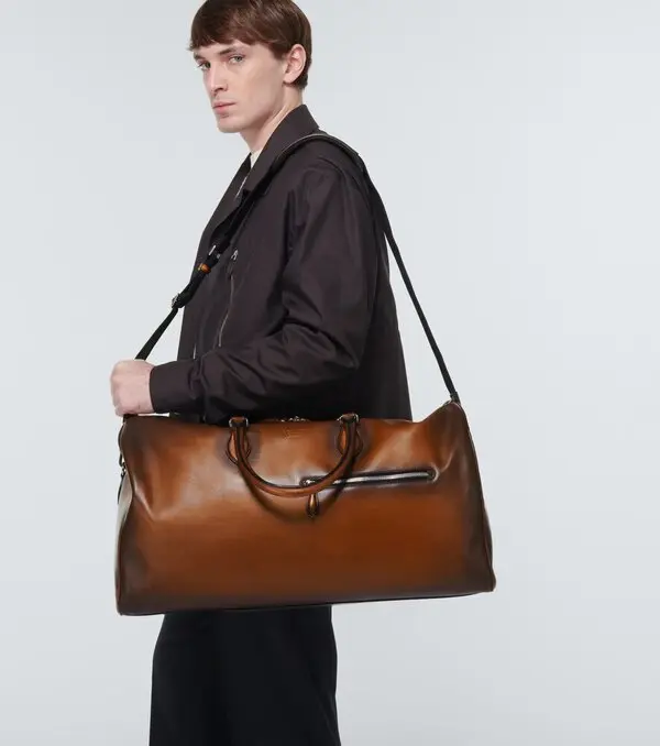 Berluti Jour Off Leather Travel Bag
