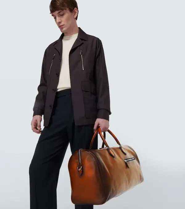 Berluti Jour Off Leather Travel Bag